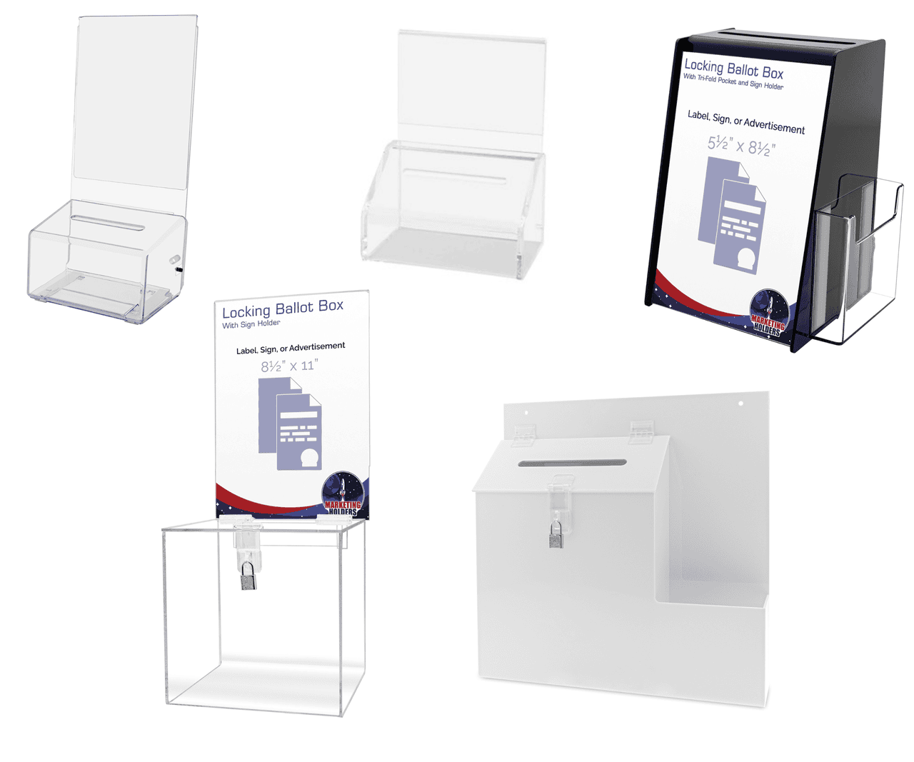 Locking Ballot Boxes | Secure Suggestion Bins – 321 Plastics