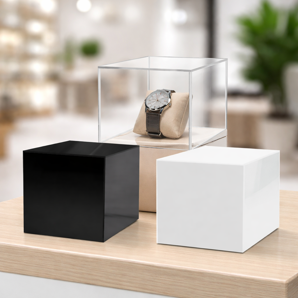 Acrylic Display Cubes | Multiple Sizes & Colors – 321 Plastics