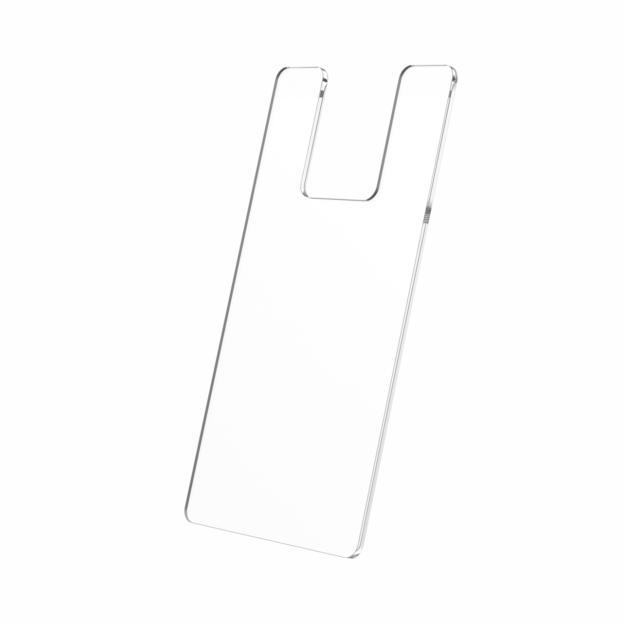 3.5"W x 7"H Brochure Shield Clear Stops Literature From Folding – 321 ...