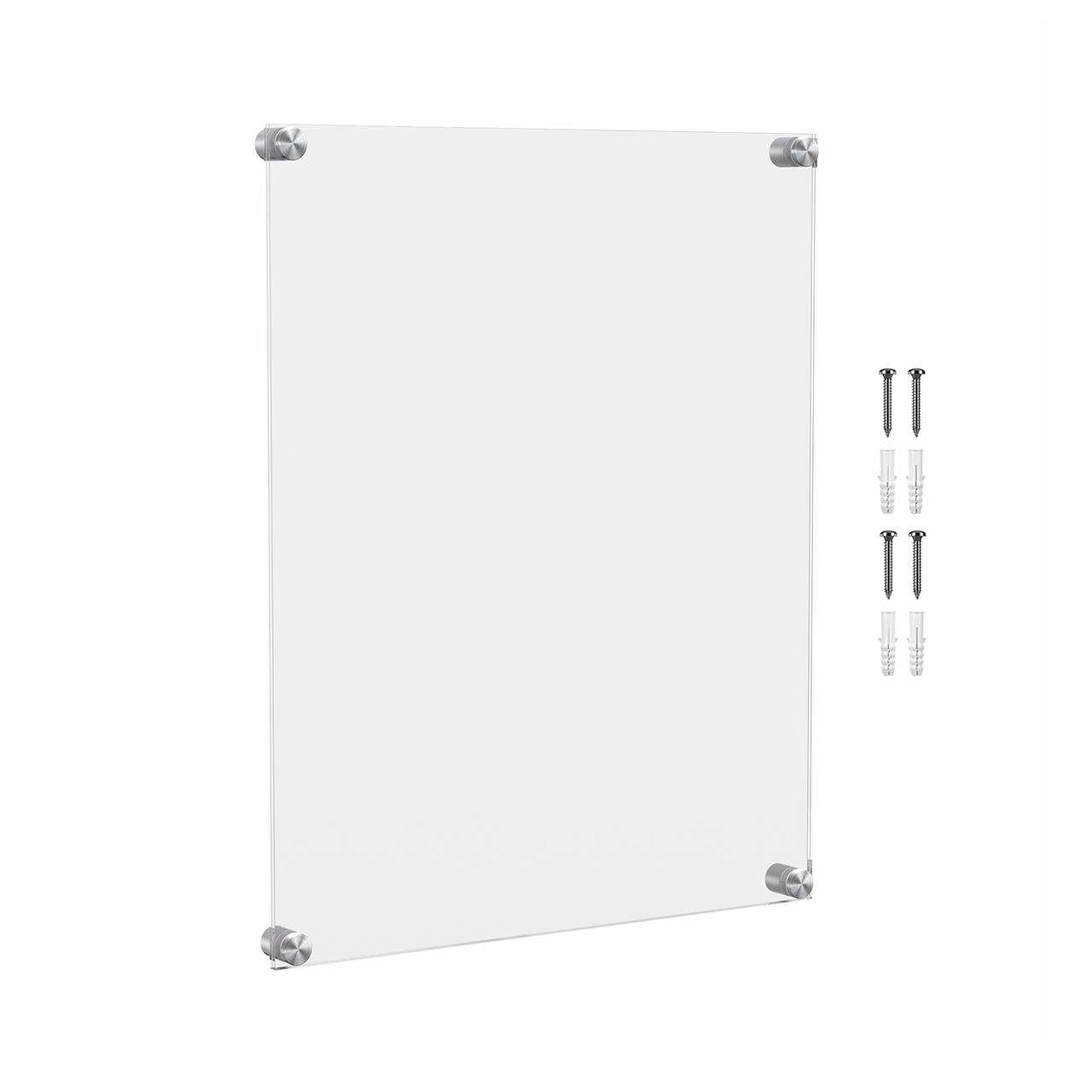 16" x 20" Wall Sign Holder Floating Graphic Poster Display – 321 Plastics