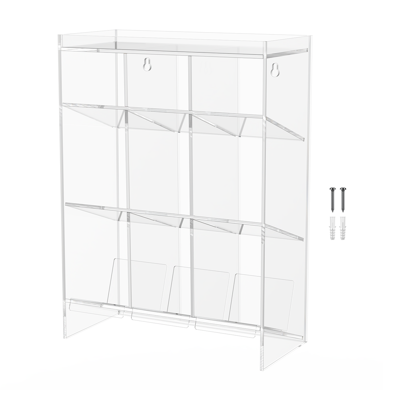 Acrylic Test Tube 9 Compartment Organizer – 321 Plastics
