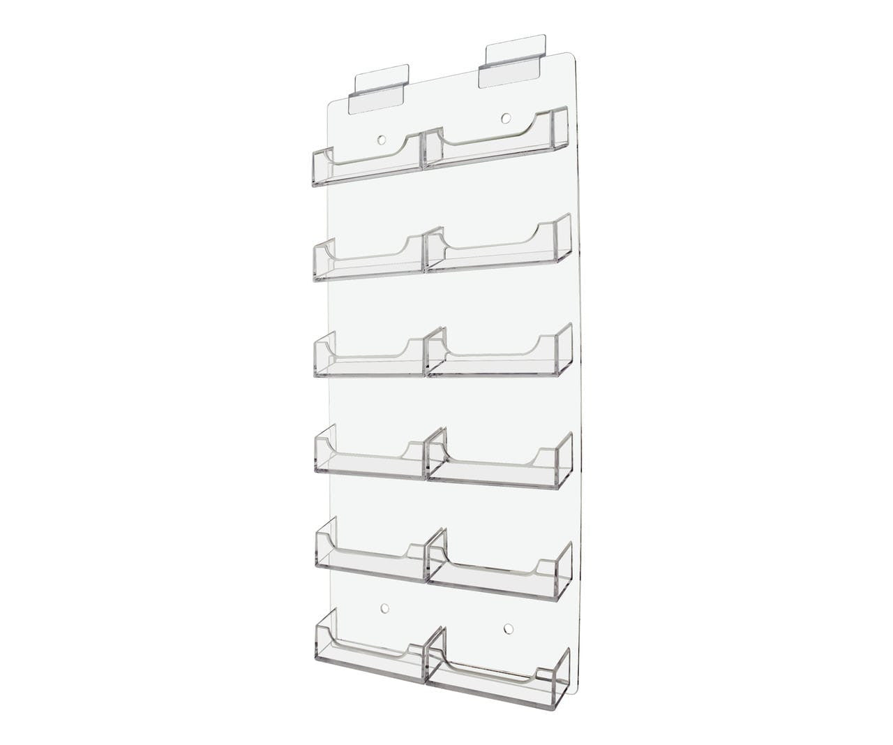 Slatwall 12 Slot Card Holder Multi Pocket Organizer Take One Rack – 321 ...