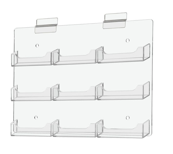 Slatwall Business Gift Card Holder 9 Pocket Multi Slot Organizer – 321 ...